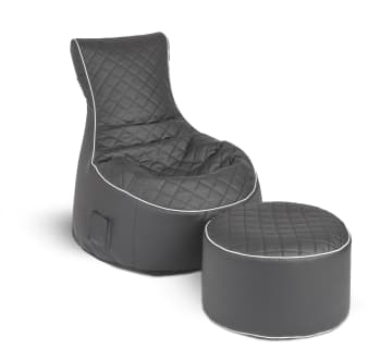 Pouf d'extérieur vieux rose avec dossier 95x65x90 Swing scuba | Maisons ...