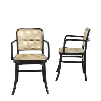 Chaise en teck massif et cannage Sixtine | Maisons du Monde