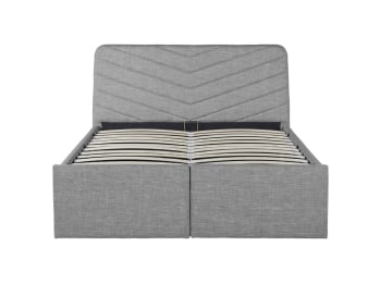 Lit 140x190 avec sommier à lattes et rangements Cody | Maisons du Monde