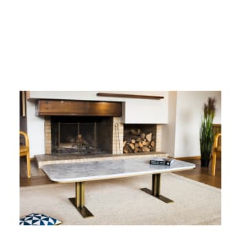 Divano 2 posti in tessuto tortora EMILY | Maisons du Monde