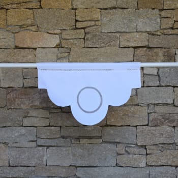 Cenefa con bordado filé 60 x 27 cm Grimaud | Maisons du Monde