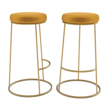 Sgabelli bar Giallo Classico chic | Maisons du Monde