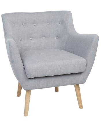 Divano 2 posti in tessuto tortora EMILY | Maisons du Monde