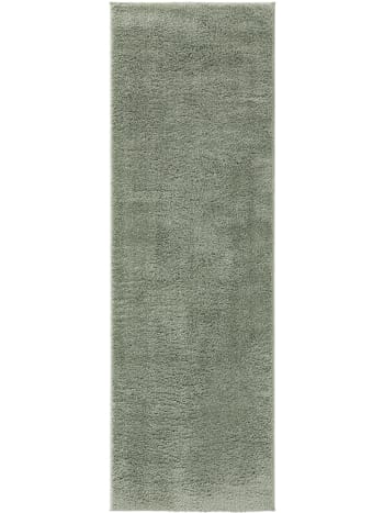 Tapis tissé à plat vert 75x165 Tosca | Maisons du Monde