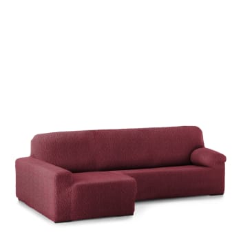 Funda de sofá chaise longue elástica derecha topo 250 - 360 cm Eysa ...