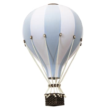 Lampada a sospensione per bambini Mongolfiera Turchese 46 cm | Maisons ...