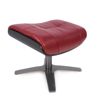 Puf arcón plegable con tapa en polipiel negro 76x38x38 COLOR LIFE ...