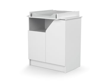 Cassettiera fasciatoio stile scandivano a 4 cassetti bianca Sweet ...