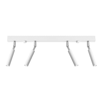 Lámpara de techo blanco acero alt. 20 cm Direzione | Maisons du Monde