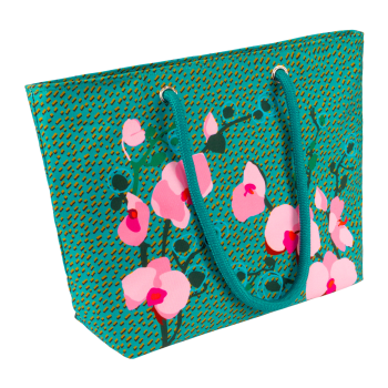 Sac cabas bleu 2 polyester 48 x 34 x 14 cm My daily bag | Maisons du Monde