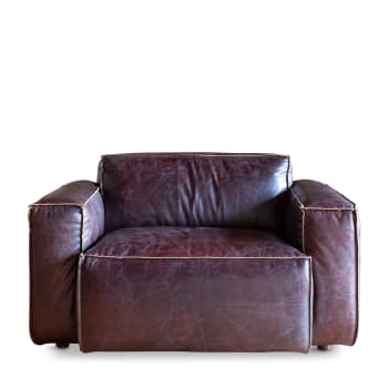 Sillon poliester metal azul 81x75x73cm | Maisons du Monde