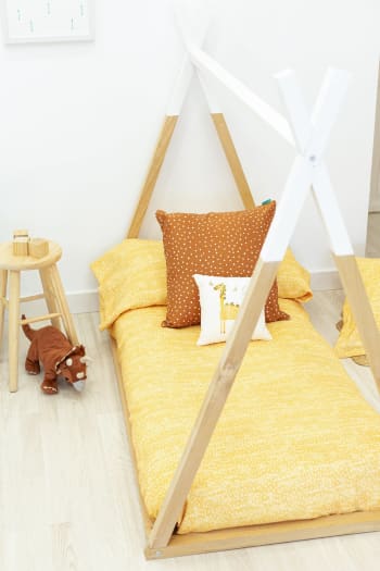 Truhe, aus beigefarbenem Rattangeflecht Solstice | Maisons du Monde
