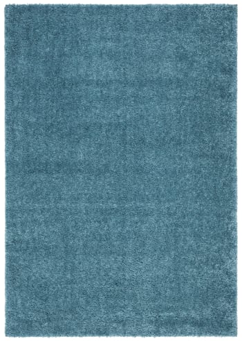 Tappeto Blu Scuro 122 X 183 cm August shag | Maisons du Monde