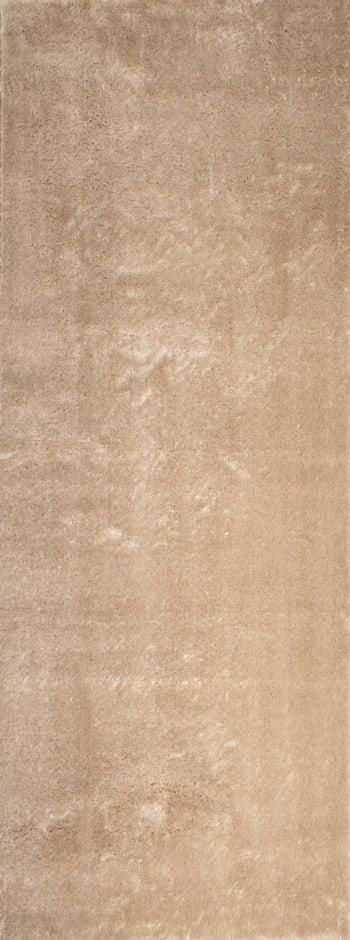 Tappeto tinta unita a pelo corto Grigio beige 200x133 Island beach ...