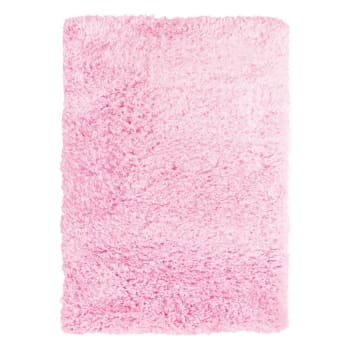 Alfombra de pelo largo extrasuave rosa palo 130x190 PISA | Maisons du Monde