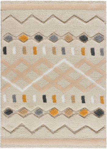 Tappeto Scandinavo Moderno Avorio/Terracotta 160x213 Ava | Maisons du Monde