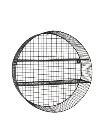 Rundes Wandregal aus goldfarbenem Metall YOKO | Maisons du Monde