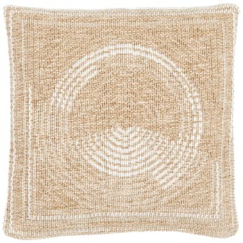 Funda de cojín efecto yute 50x50 NATURE | Maisons du Monde