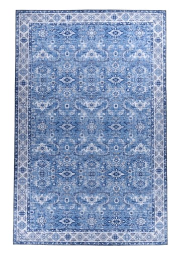 Tappeto piatto fantasia cachemire sfumature di blu 120x170 Grace ...