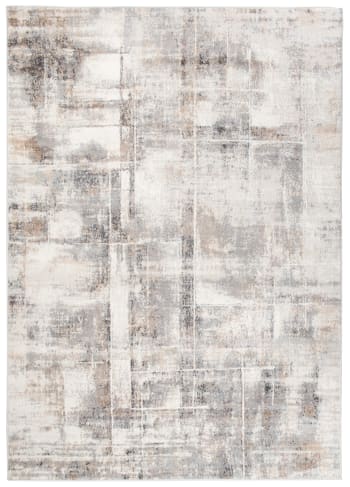 Tappeto da soggiorno grafite marrone crema astratto 160x220 VALLEY ...