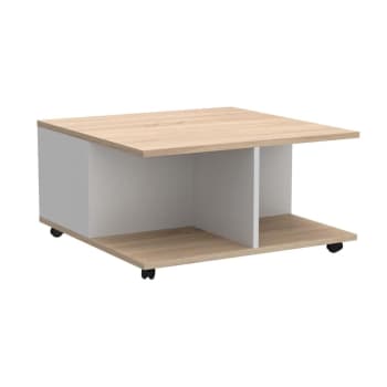 Table d'appoint avec roulettes en acier, myrtille Ho | Maisons du Monde