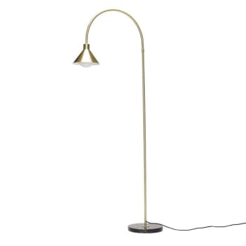 Lampadaire design en métal or Recife | Maisons du Monde