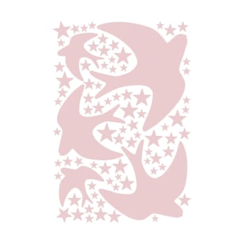 Stelle mix in vinile decorativo lucido oro 19x29 cm | Maisons du Monde