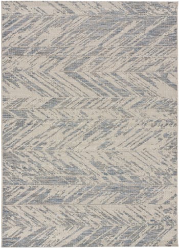 Tappeto esterno interni 3D beige grigio crema strisce 160 x 220 cm ...