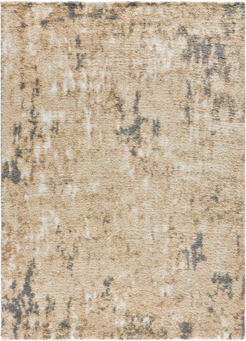 Tappeto barocco vintage con rilievi beige mattone e blu 170x120 Baroque ...