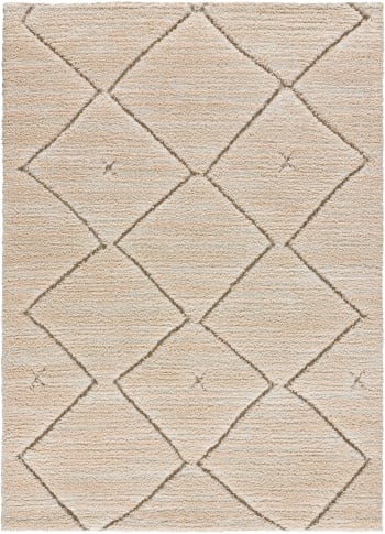 Tappeto Scandinavo Moderno Avorio/Grigio 160x213 Ava | Maisons du Monde