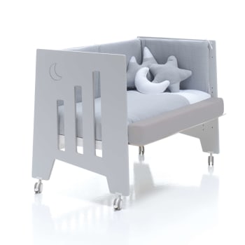 Cuna-cama de colecho madera y verde-oliva (4en1) 60x120 cm Nexor ...