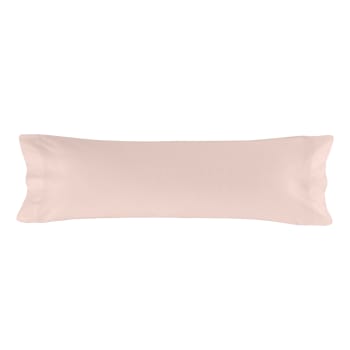 Funda de almohada 100% algodón rosa palo 50x75 cm (x2) (cama 150/160 ...