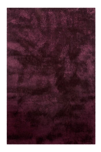 Alfombra de pelo largo extrasuave fucsia 160x230 Pisa | Maisons du Monde