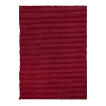 Tappeto rosso in microfibra densa 120x170 cm Pisa | Maisons du Monde
