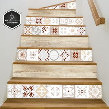 5er Set Treppenstufen-Aufkleber L100xB18cm MIX PARONTRAD | Maisons du Monde