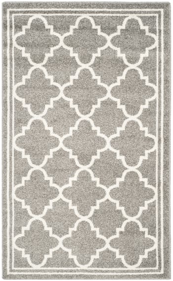 Tappeto geometrico con rilievo nei toni del rame, 80x150 cm Melfi ...