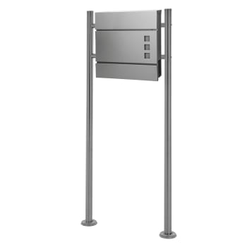 Cassetta postale da parete moderna antracite 37x11x37cm | Maisons du Monde