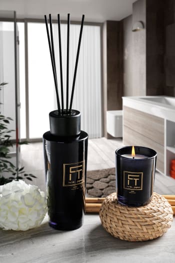 Diffusore a ultrasuoni bianco e trio di oli essenziali - H15,5 PURISIA ...