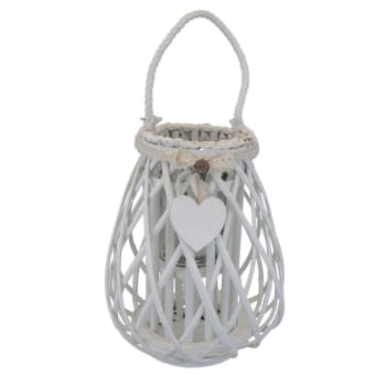 lanterna in vimini tondo 15 x 30 cm Georgie | Maisons du Monde