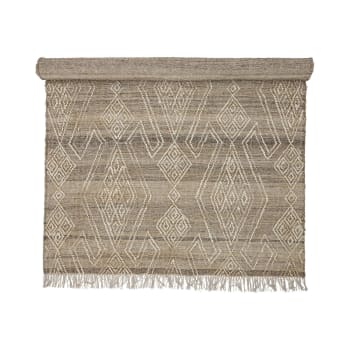 Tappeto Arredo in Lana Iuta Beige 80x120cm JUMBLE | Maisons du Monde
