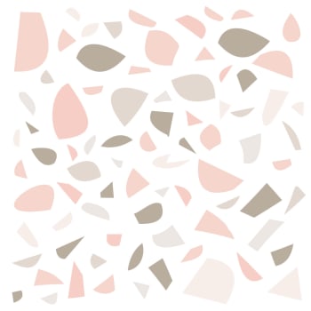 Stickers muraux en vinyle terrazzo rose et lilas Terrazzo | Maisons du Monde