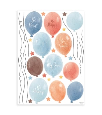 Pegatinas en vinilo de estrellas 29,7x42 cm GENTLE FRIENDS | Maisons du ...