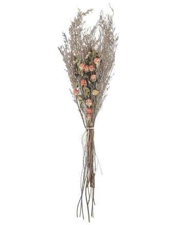 Ramo de flores secas rosa natural marrón 55 cm ARABA | Maisons du Monde