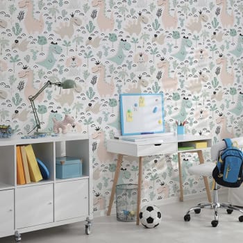 Papel pintado de dinosaurios para decoración infantil - Diseños ...