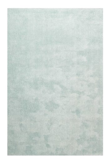 Tapis en microfibre doux et dense vert d'eau clair 130x190 Sienna | Maisons du Monde