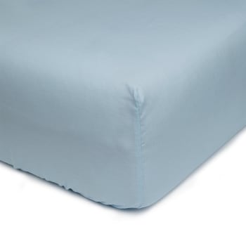 Bajera 100% algodón azul 90x200x32 cm (cama 90) Basic | Maisons du Monde