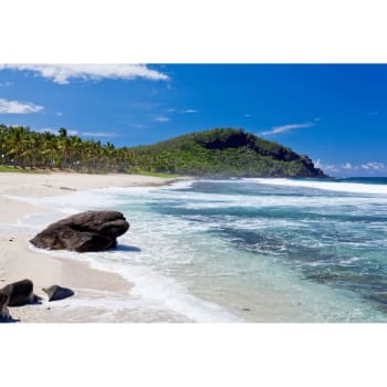 Triptyque sur toile chemin sur la plage 125x97 cm Plage | Maisons du Monde