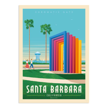 Póster santa barbara 50x70 cm | Maisons du Monde
