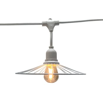 Lampadaire solaire Metal Gris H176cm Rayglow | Maisons du Monde