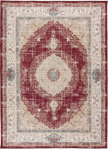 Tappeto a tessitura piatta turchese 240x340 Frencie | Maisons du Monde